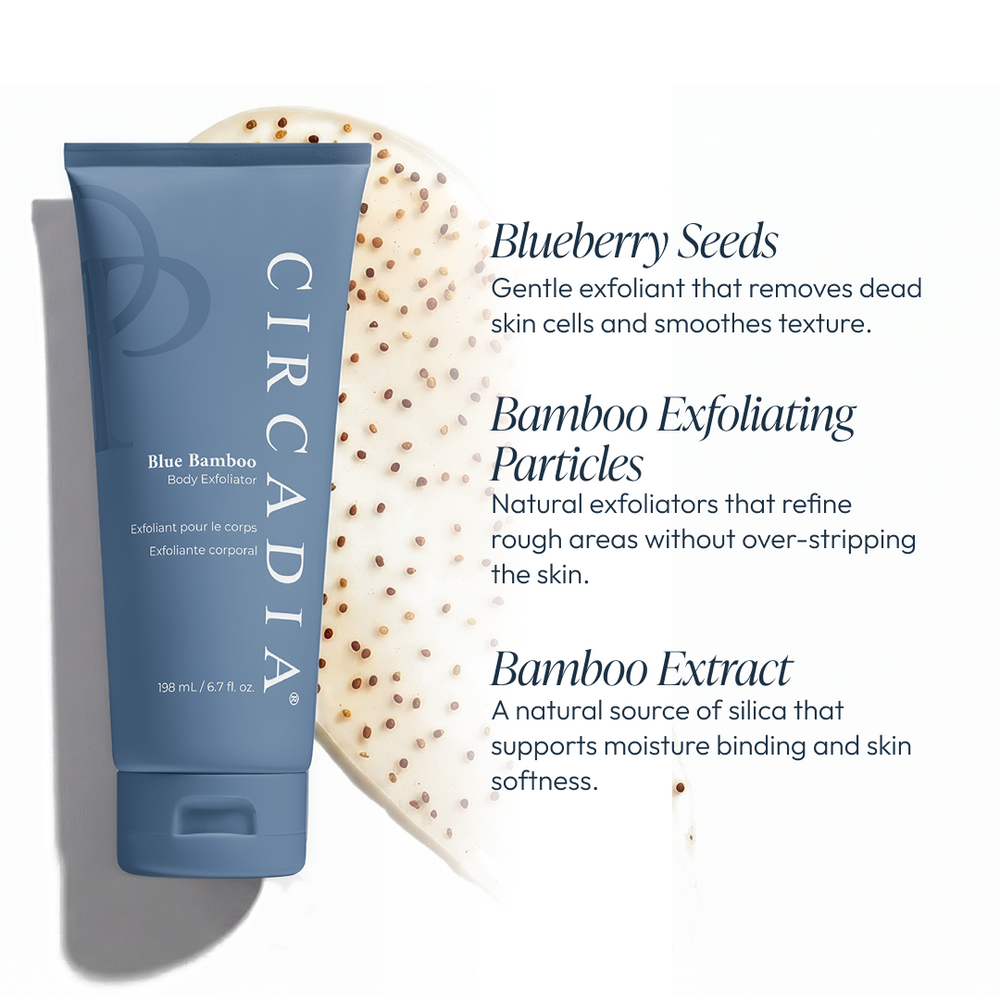 Blue Bamboo Body Exfoliator | CIRCADIA