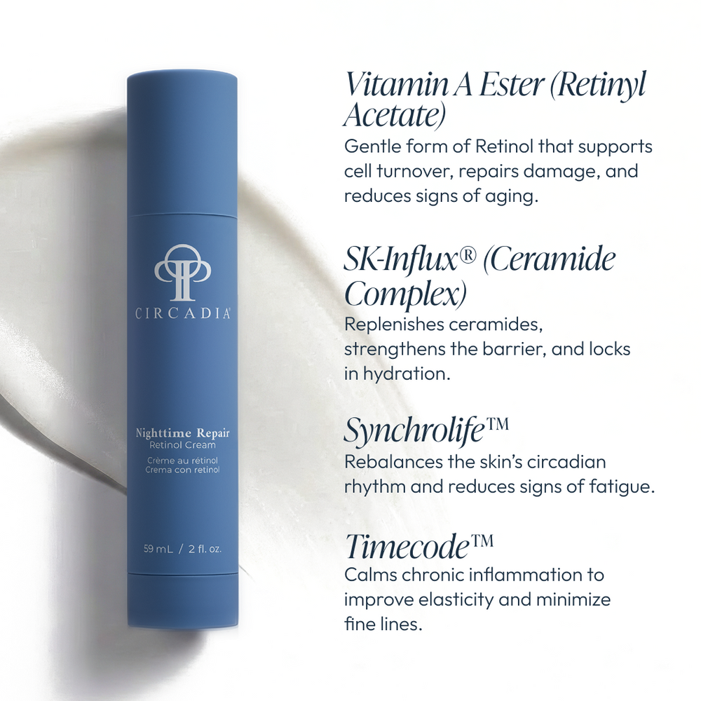 Nighttime Repair Retinol Cream | CIRCADIA