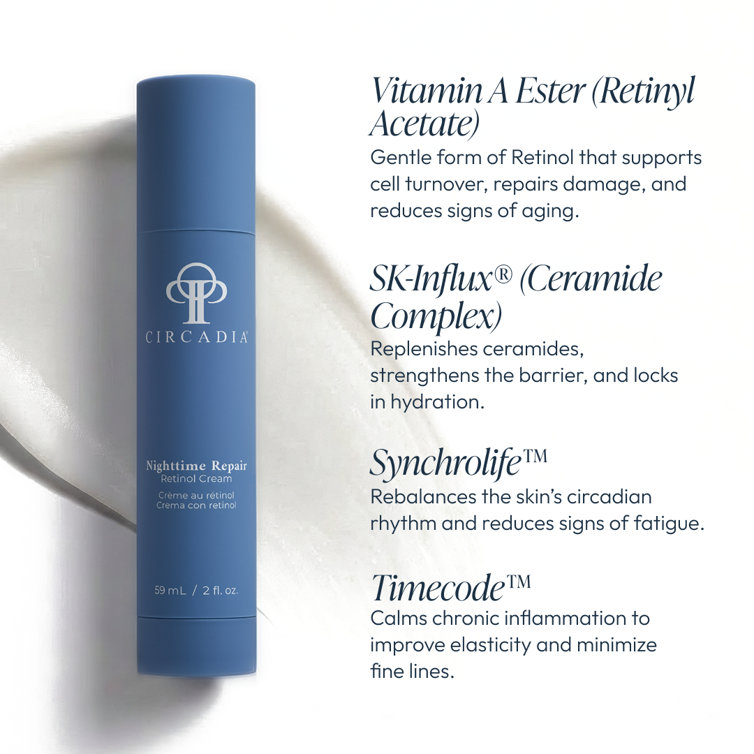 Nighttime Repair Retinol Cream | CIRCADIA