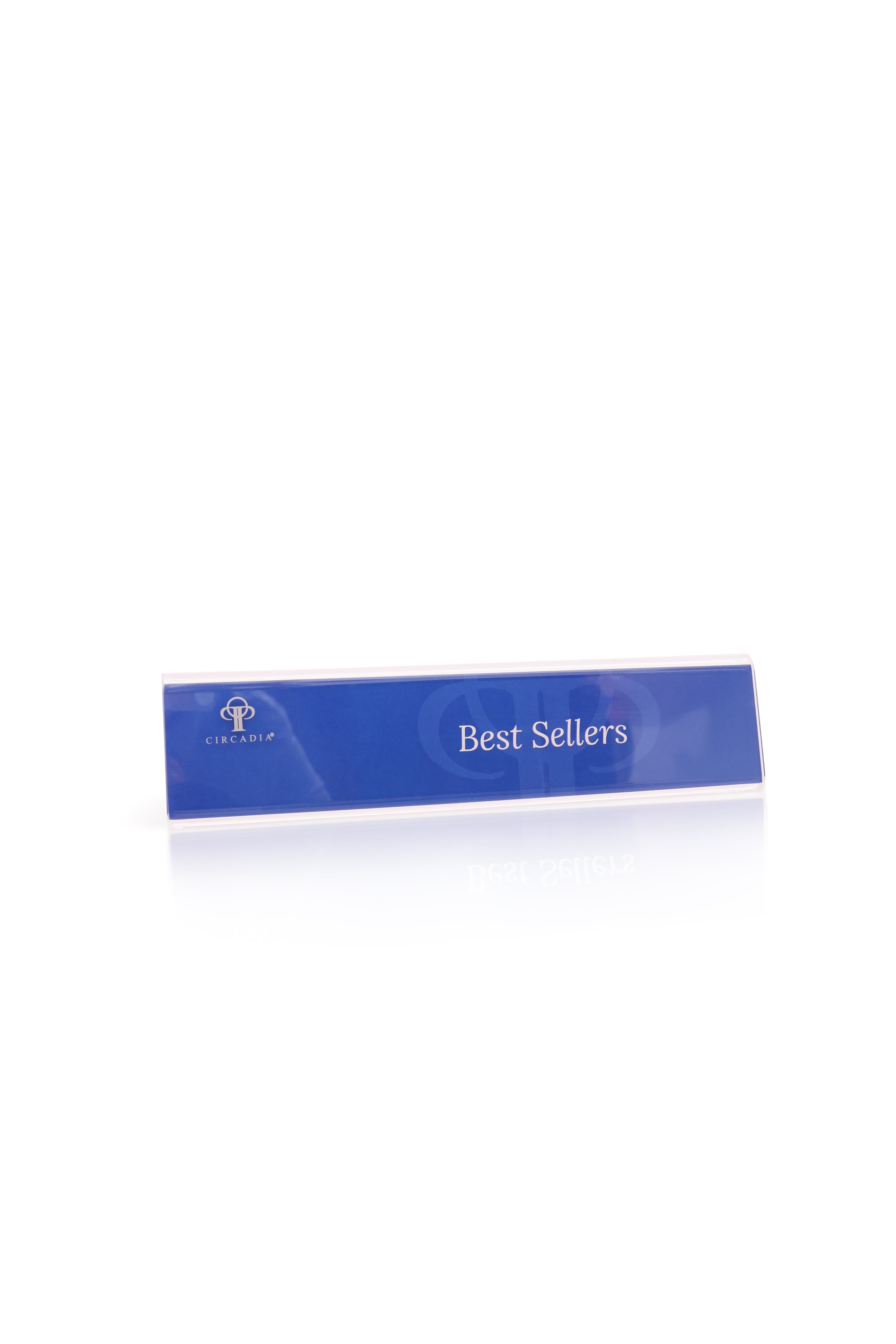 Acrylic Shelf Hang Tags for Retail Display - Set of 10 | CIRCADIA