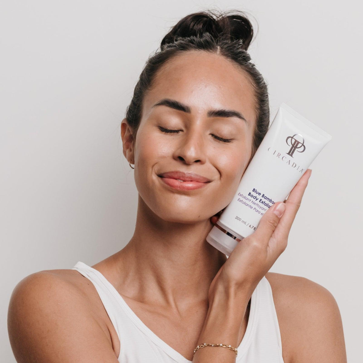 Blue Bamboo Exfoliator for Body | CIRCADIA